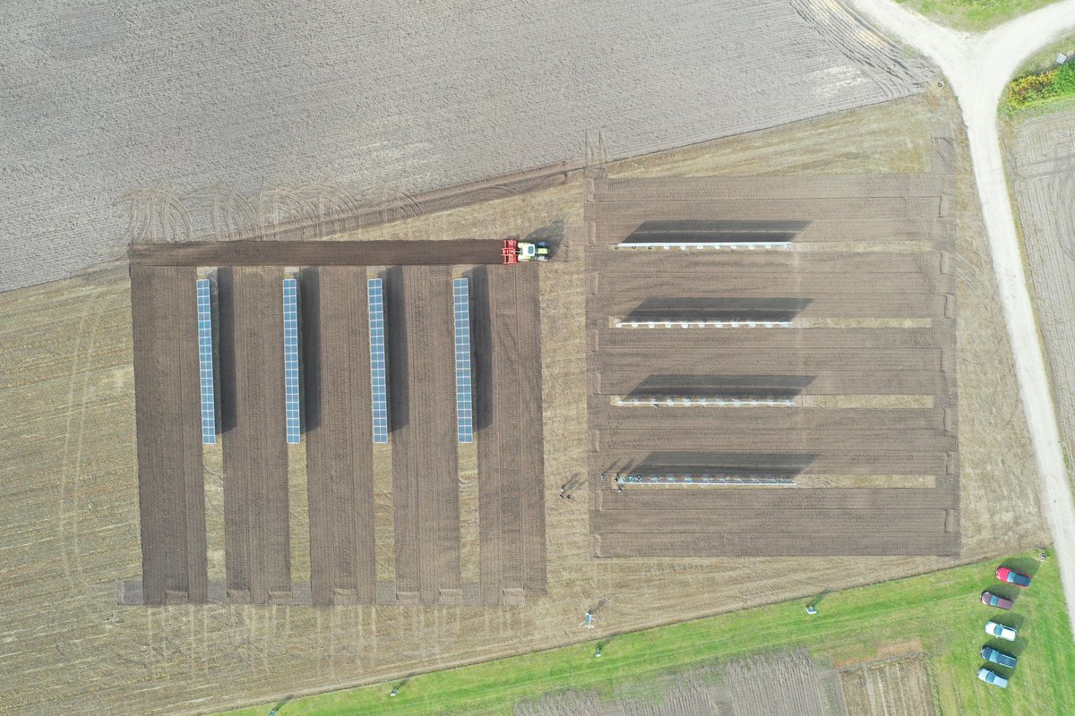 Kombination af landbrug og solenergi