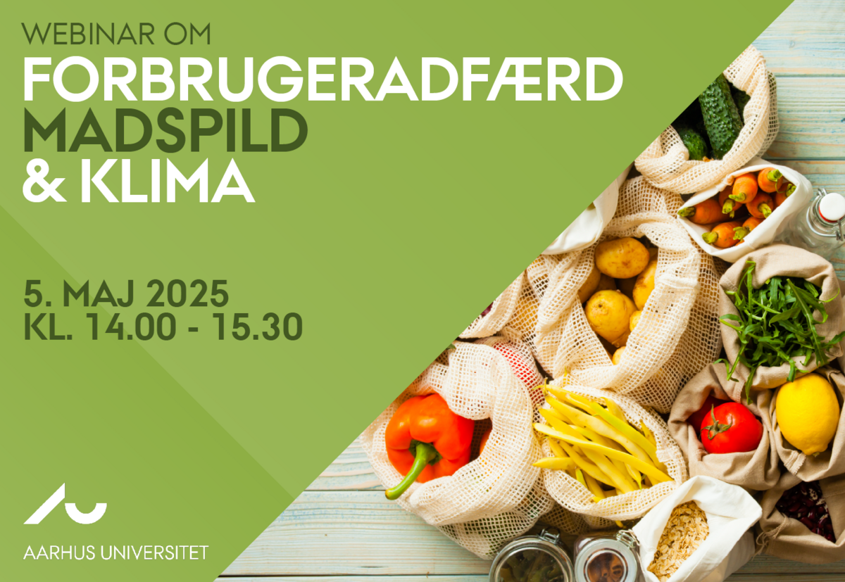 Webinar: Forbrugeradfærd, madspild og klima